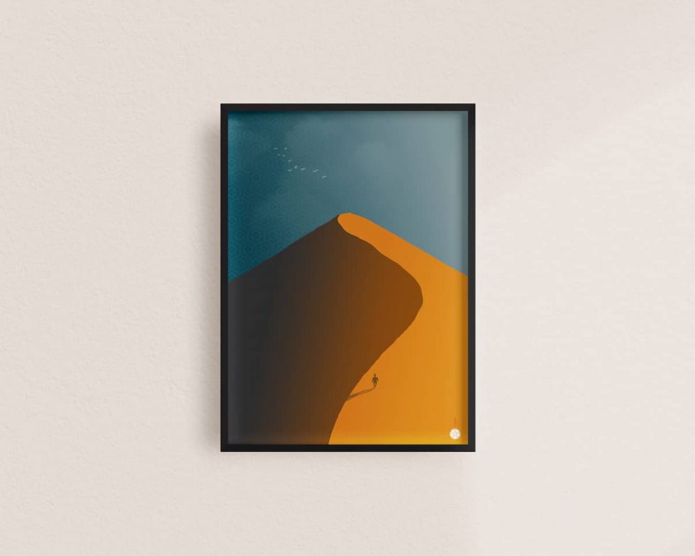 The Dune Art Print: Embrace the Power of Persistence - The Art of Zen