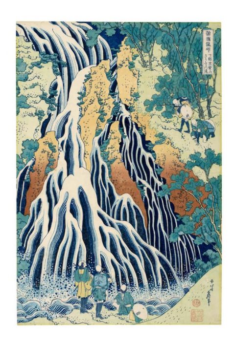 Hokusai's A Tour of Waterfalls in Various Provinces